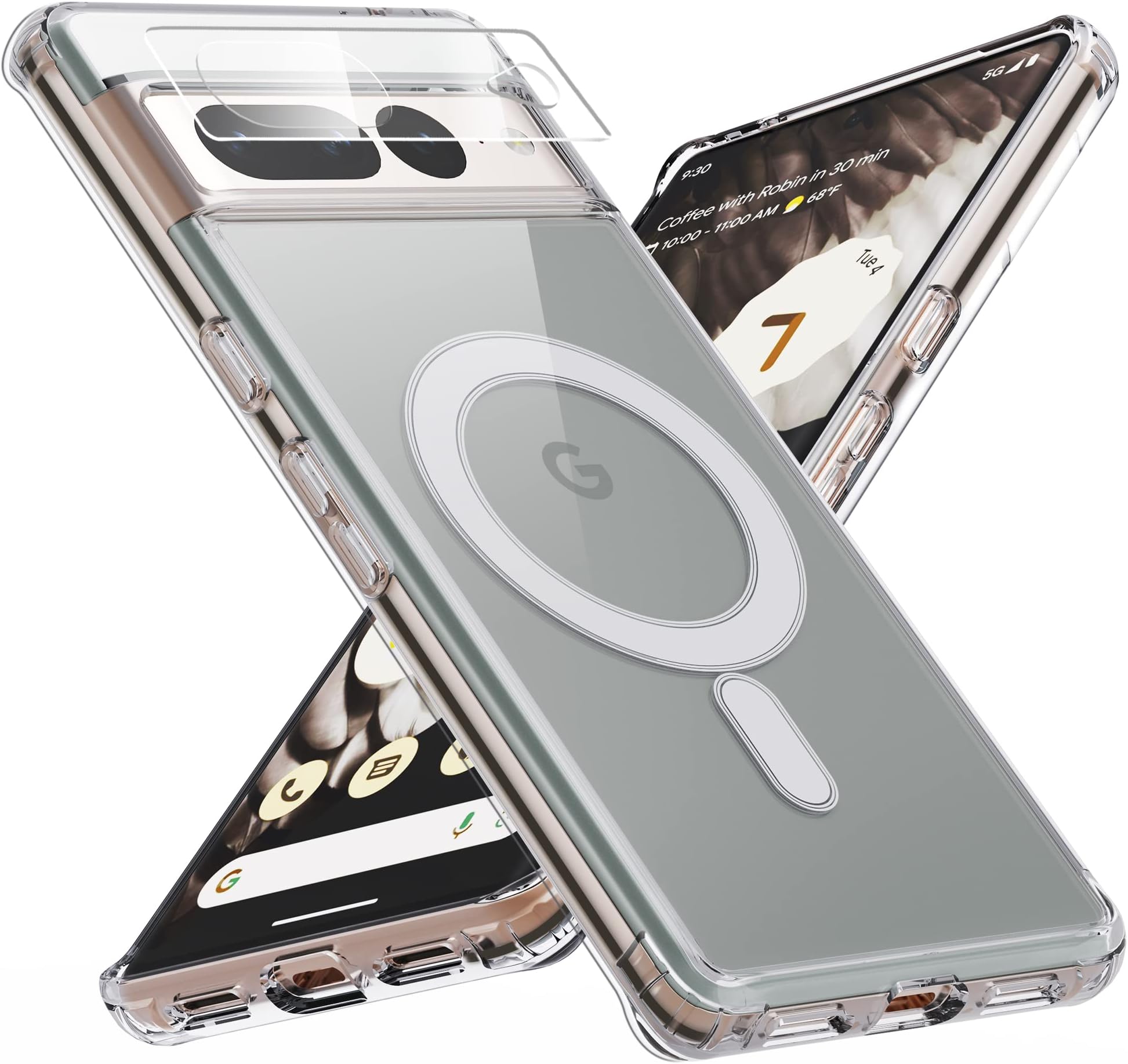 Amazon.com: MAKAVO for Pixel 7 Pro Case, Magnetic Case Compatible with ...