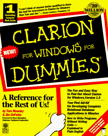 Clarion for Windows for Dummies : Moseley, Tom, Defabia, Jim: Amazon.de ...