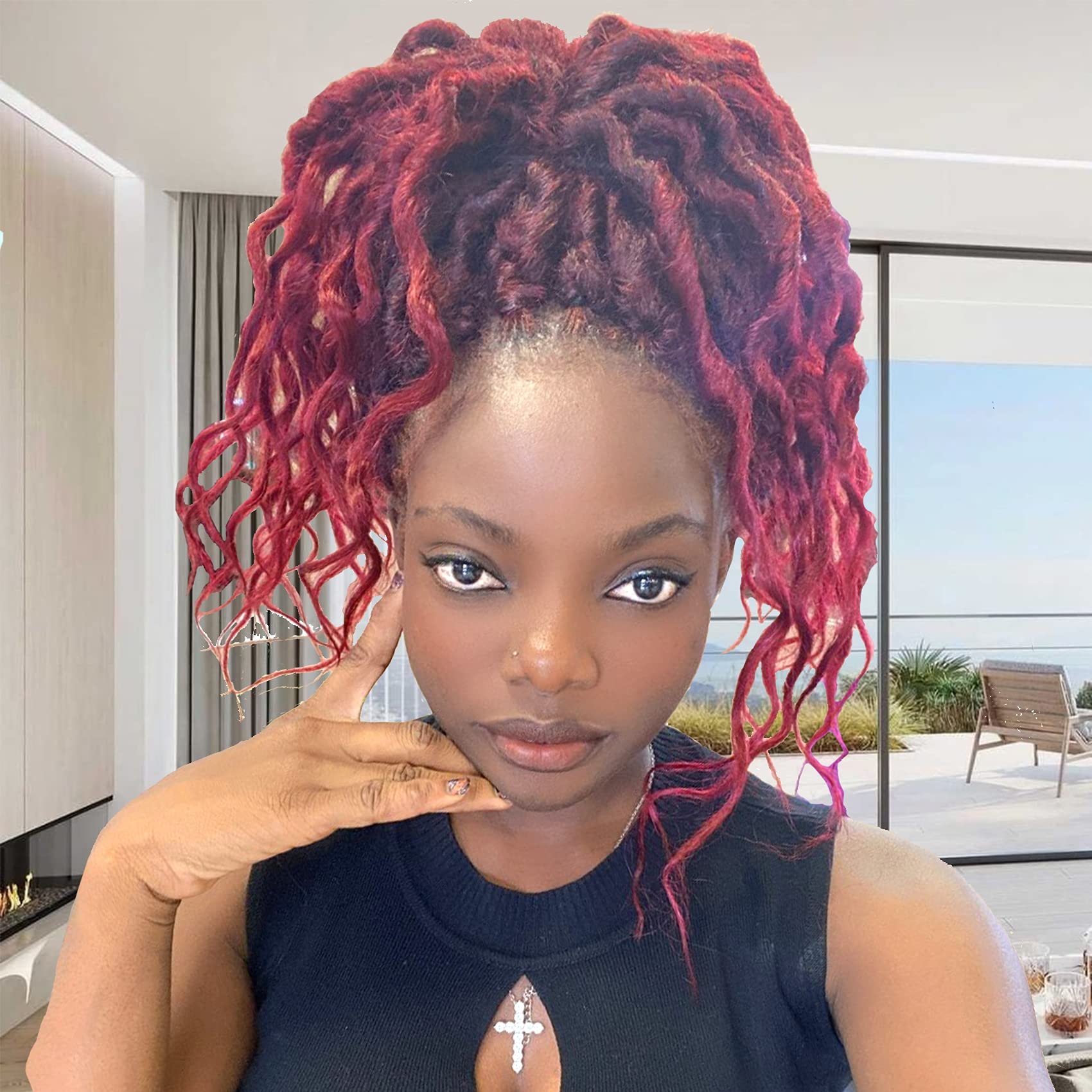 Karida Boho Goddess Locs Crochet Hair 16 Inch New Faux | Desertcart INDIA