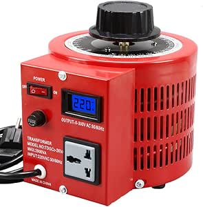Variac Transformer, Voltage Transformer with Rotating Button, 3000VA ...