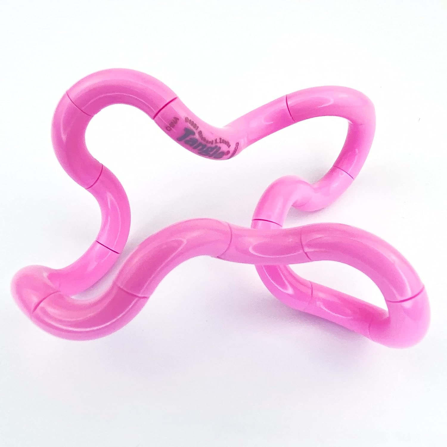 Tangle Jr. Solid Pink – Genuine Fidget – Fidget Toy for Kids and Adults ...