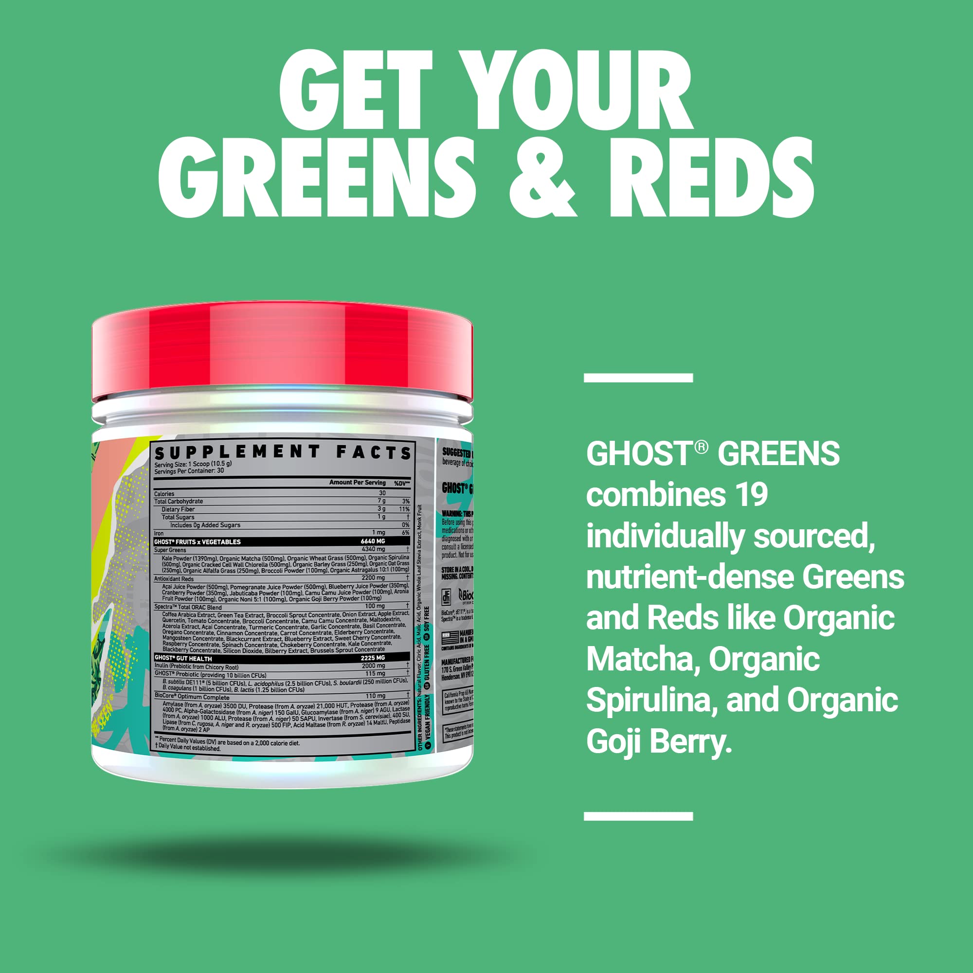 Snapklik.com : Greens Superfood Powder, Guava Berry - 30 Servings - 19 ...