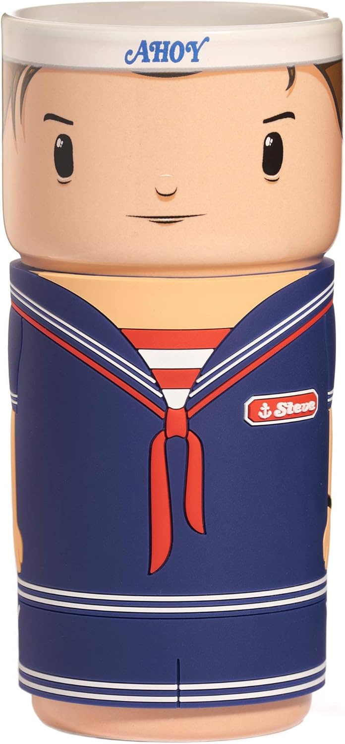 CosCups by Numskull Stranger Things Steve Harrington Scoops Ceramic Mug ...