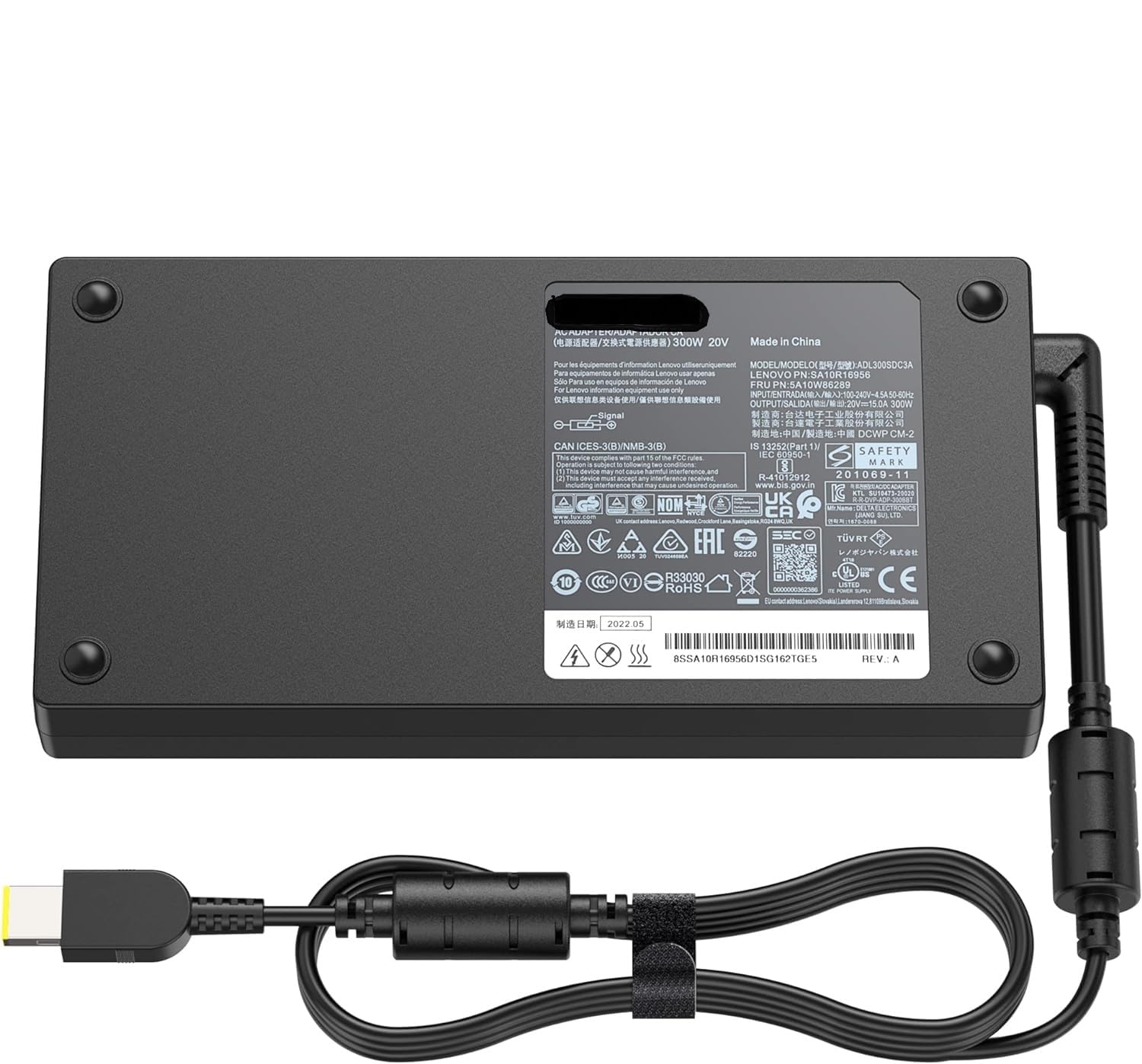 WISTAR New Slim 300W Laptop Charger Adapter Compatible for Lenovo ...