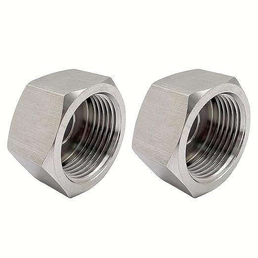 Amazon.com: Closmos Stainless Steel 304 Hex End Cap 3/4" NPT Female ...