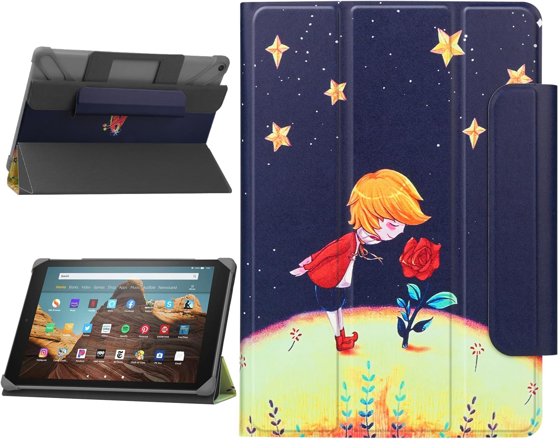 Amazon.com: HoYiXi Universal Case for 10.1 inch Tablet,Protective ...