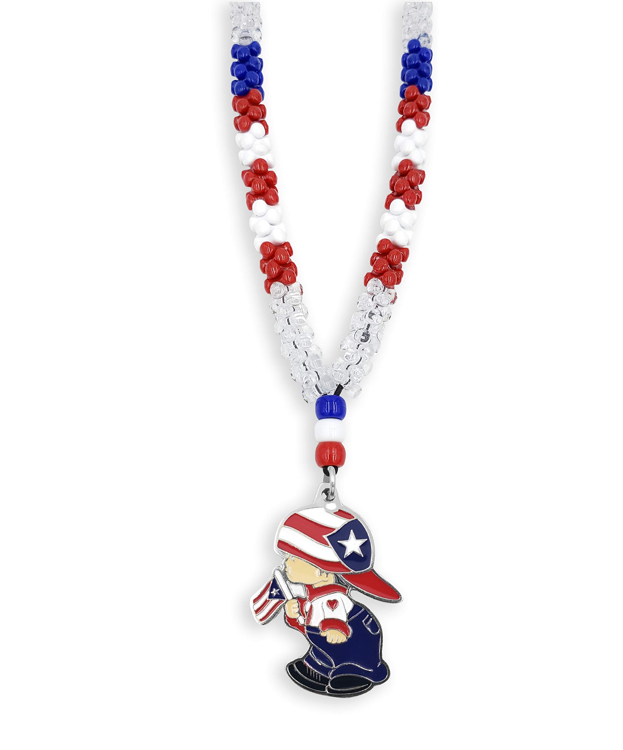 Snapklik.com : Puerto Rico Flag Boy Necklace "Bandera De Puerto Rico ...