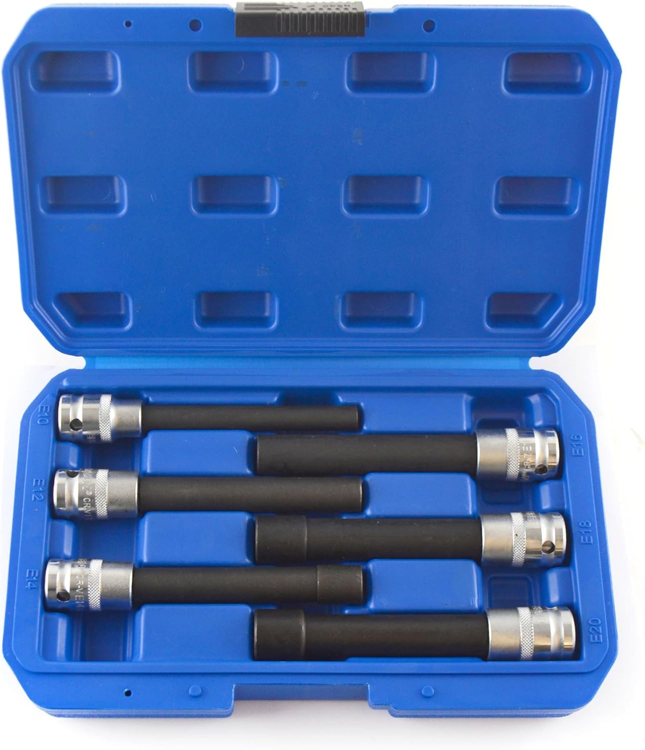 Amazon.com: Extra Long Impact E Star Torx Type Sockets E10 - E20 1/2 ...