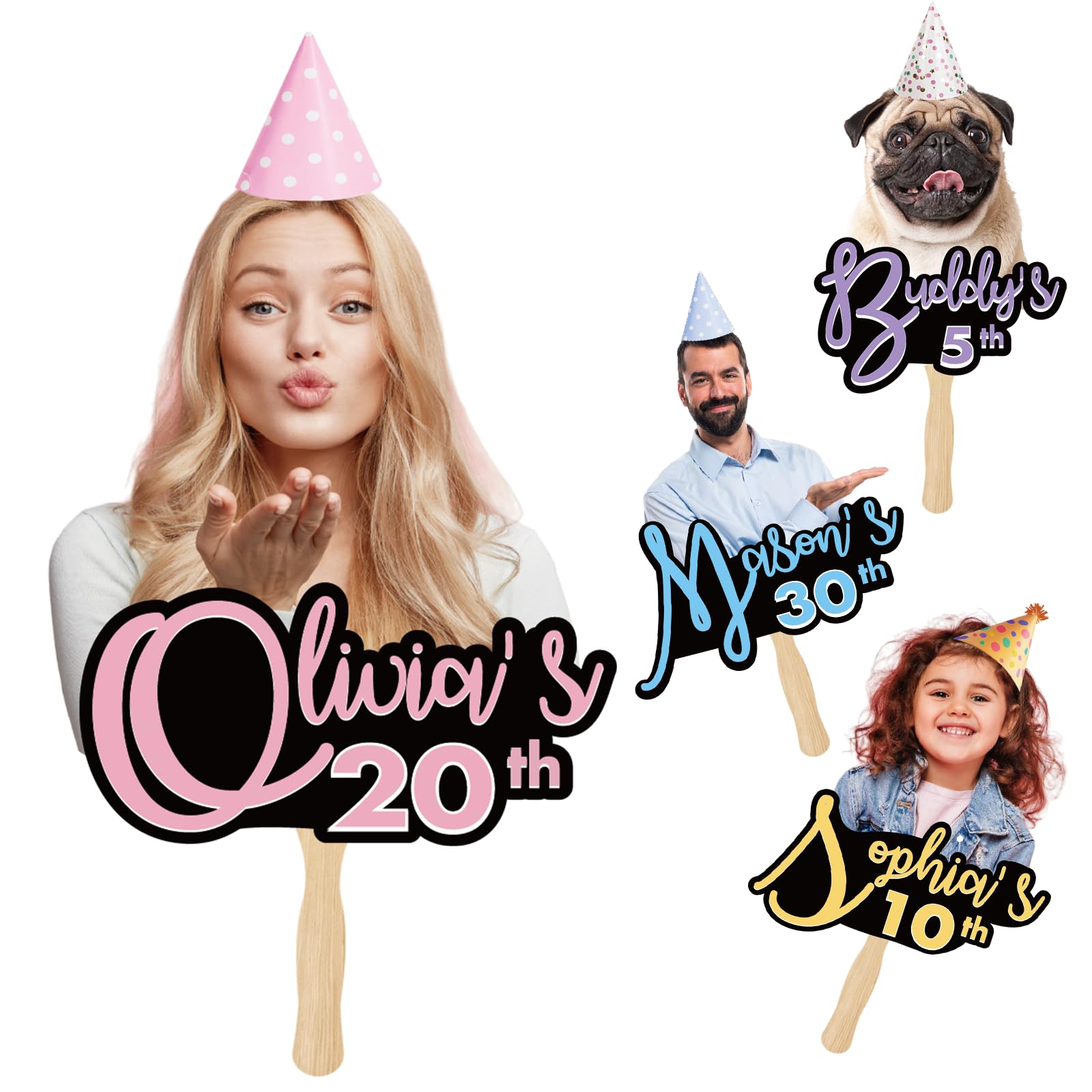 Amazon.com: Rucekia Custom Cardboard Cutout Big Head with Your Photo ...