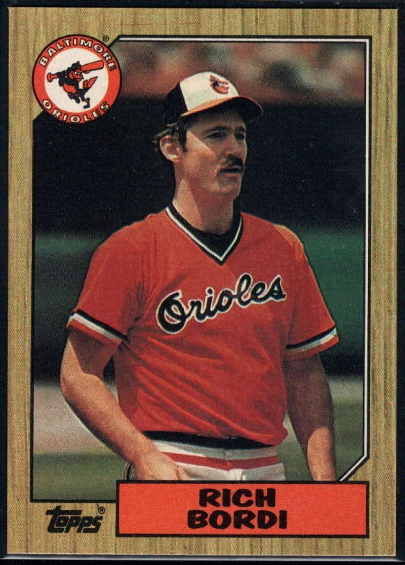 Amazon.com: 1987 Topps #638 Rich Bordi Orioles : Sports & Outdoors