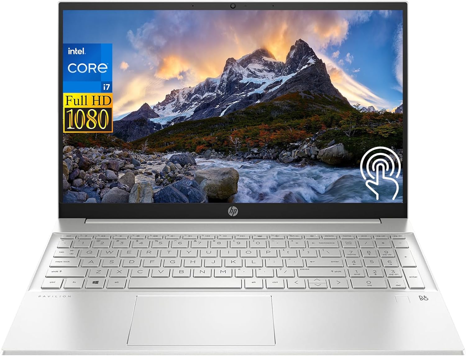 Amazon.com: HP Pavilion Touchscreen Laptop Computer - 15.6" FHD Display ...