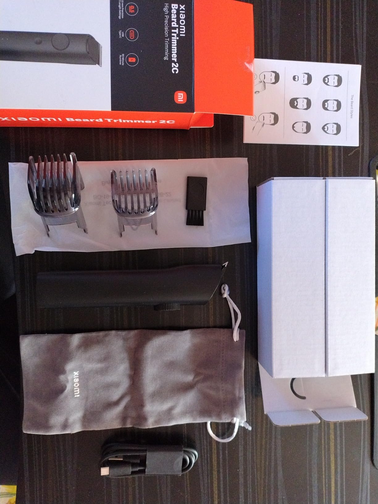 MI Xiaomi Beard Trimmer 2C With High Precision Trimming | 2 Beard Comb ...