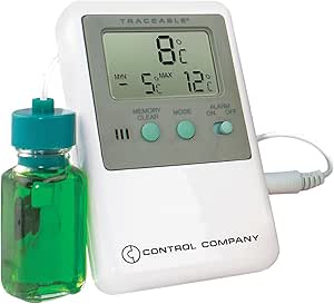 Control Company 4127 Traceable Refrigerator/Freezer Thermometer with ...