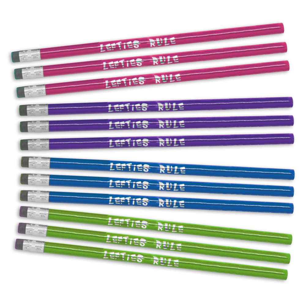 Left-handed Lefties Rule Pencils, Set of 12 : Amazon.in