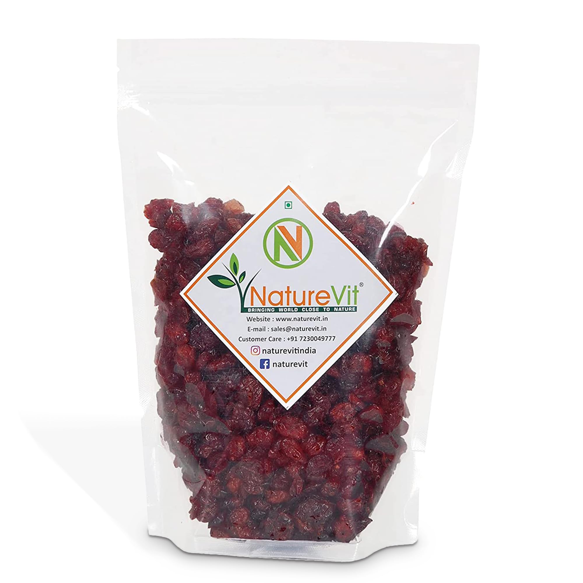 Nature Vit Cranberries Dried Sliced, 200 Gram|Dried Cranberry ...