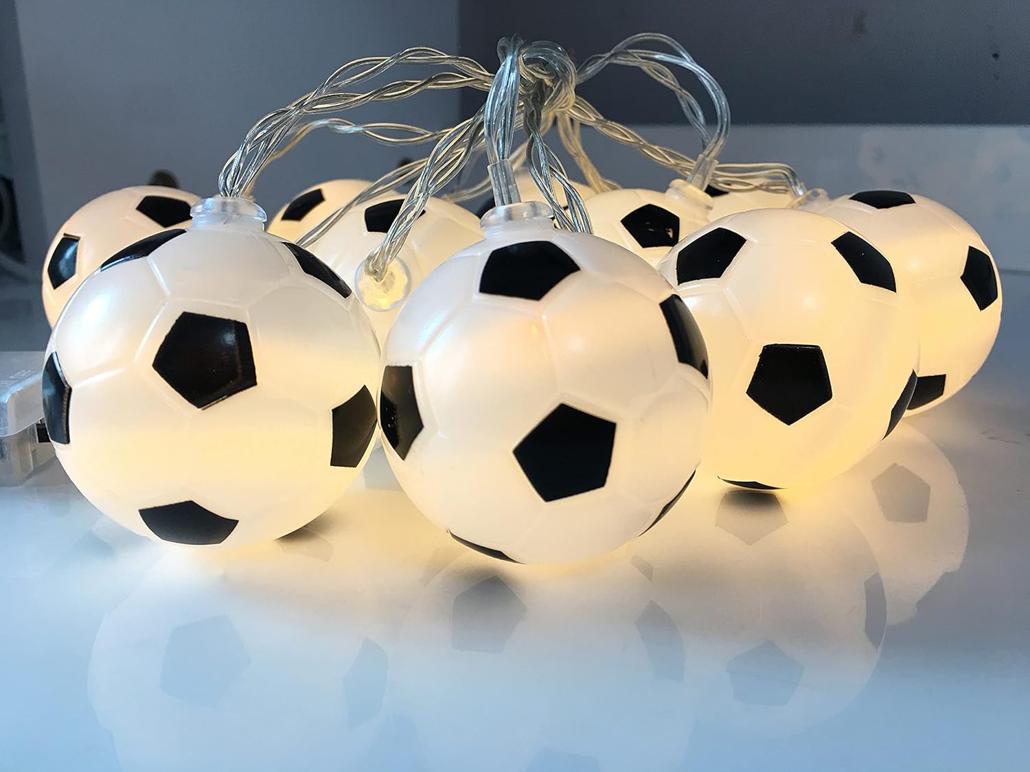 Amazon.com: Football String Lights for Boys Girls Bedroom,Battery ...