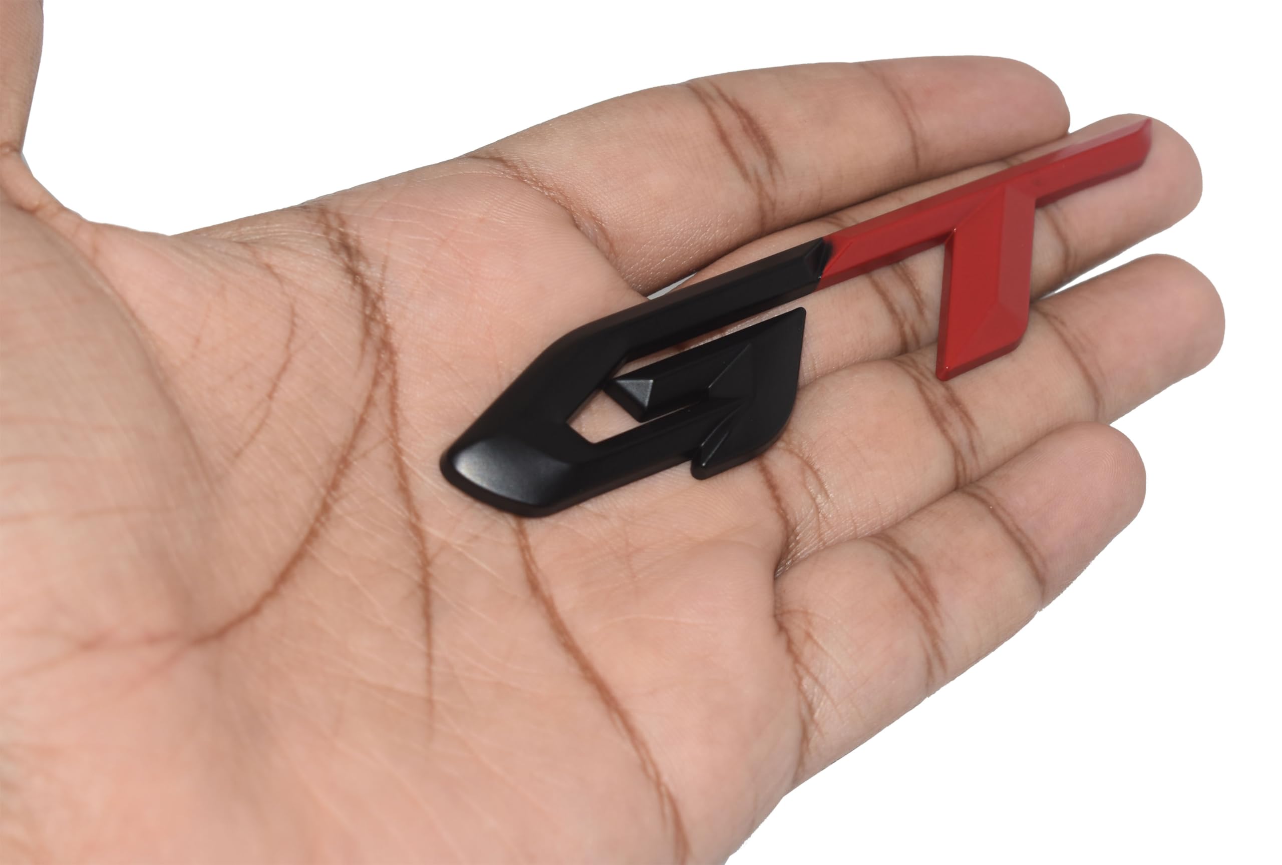 Incognito GT Series Metal Logo Sticker: Define Your Drive (Black Red ...