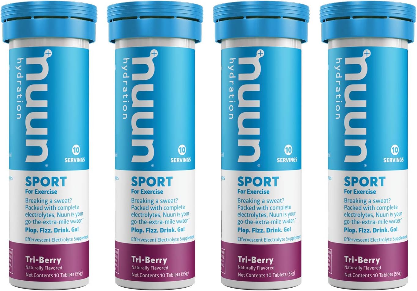 Amazon.com: Nuun Sport + Caffeine: Electrolyte Drink Tablets, Wild ...