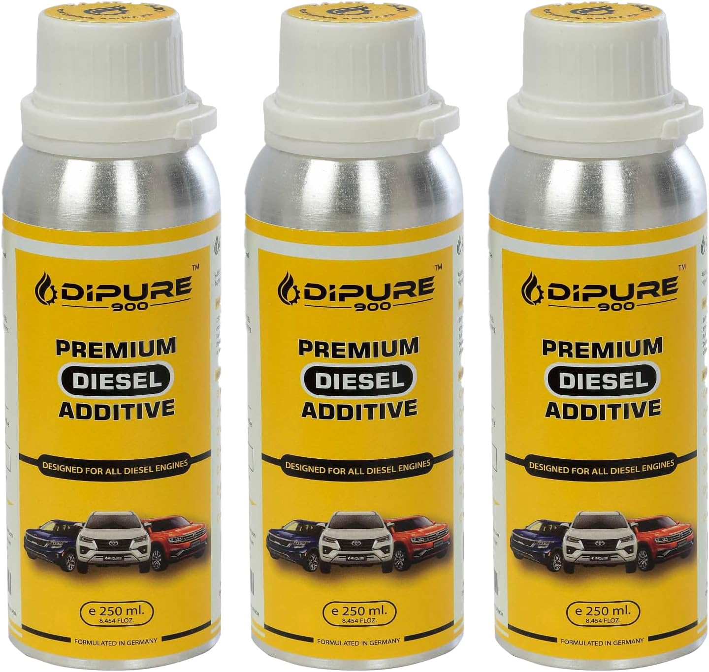 Dipure 900 Premium Diesel Additive Fuel Treatment and Injector Cleaner ...