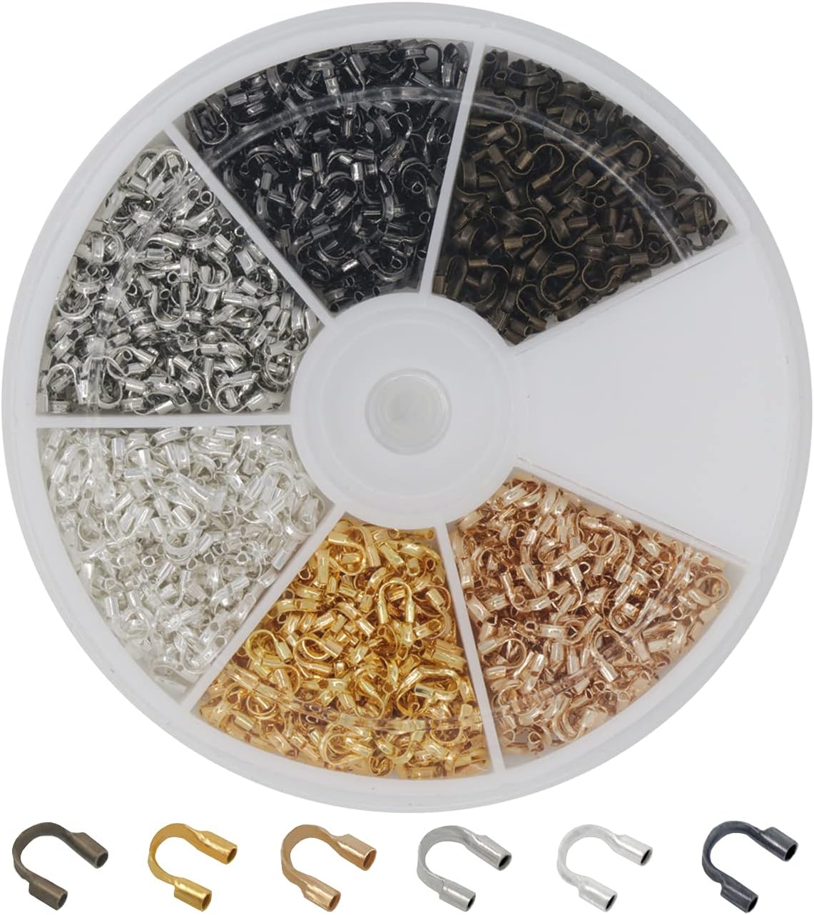 Amazon.com: 600 Pcs Brass Wire Protector, Fengek U Shape Wire Guardian ...