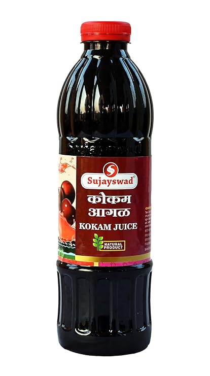 Sujayswad Kokam Juice 1 ltr (Kokam aagal without sugar) : Amazon.in ...