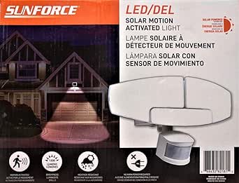 Sunforce Solar Motion Security Light Led/Del, Orange - Amazon.com