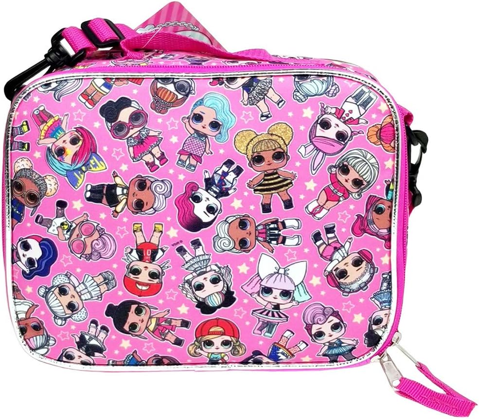 Amazon.com: L.O.L. Surprise! Girls Soft Insulated School Lunch Box (One ...