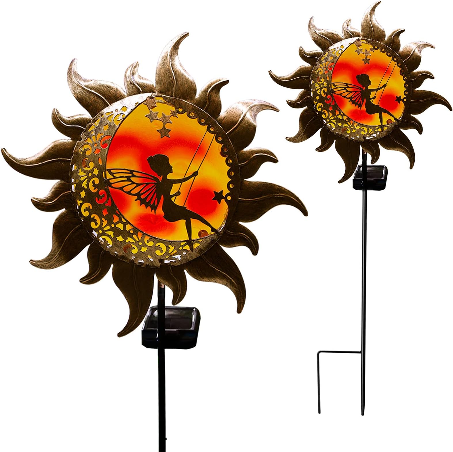 Sunforce Solar Powered Light Wall Mounted Gooseneck Barn, Patio, Deck ...