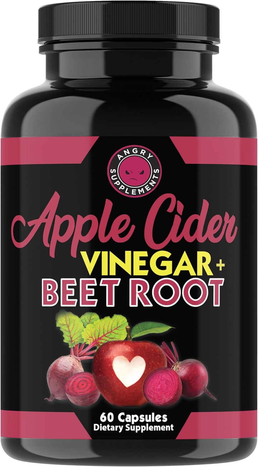 Amazon.com: Angry Supplements Apple Cider Vinegar + Beet Root Powder ...