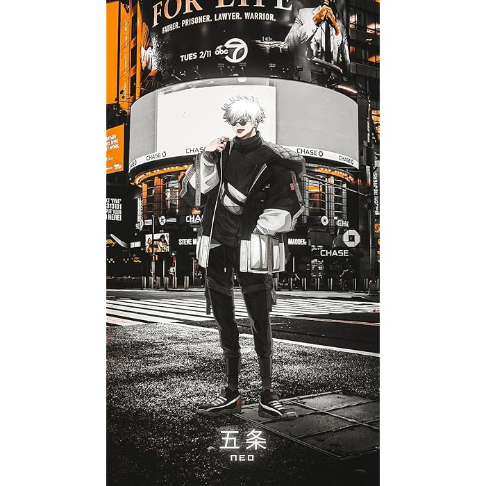 Buy jujutsu-kaisen-gojo-satoru-satoru-gojo-anime-city-hd-wallpaper ...