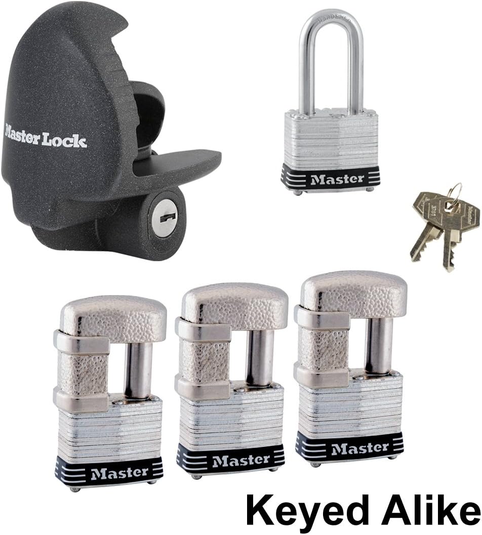 Amazon.com: Master Lock - 5 Trailer Locks Keyed Alike 5KA-37937-3 ...