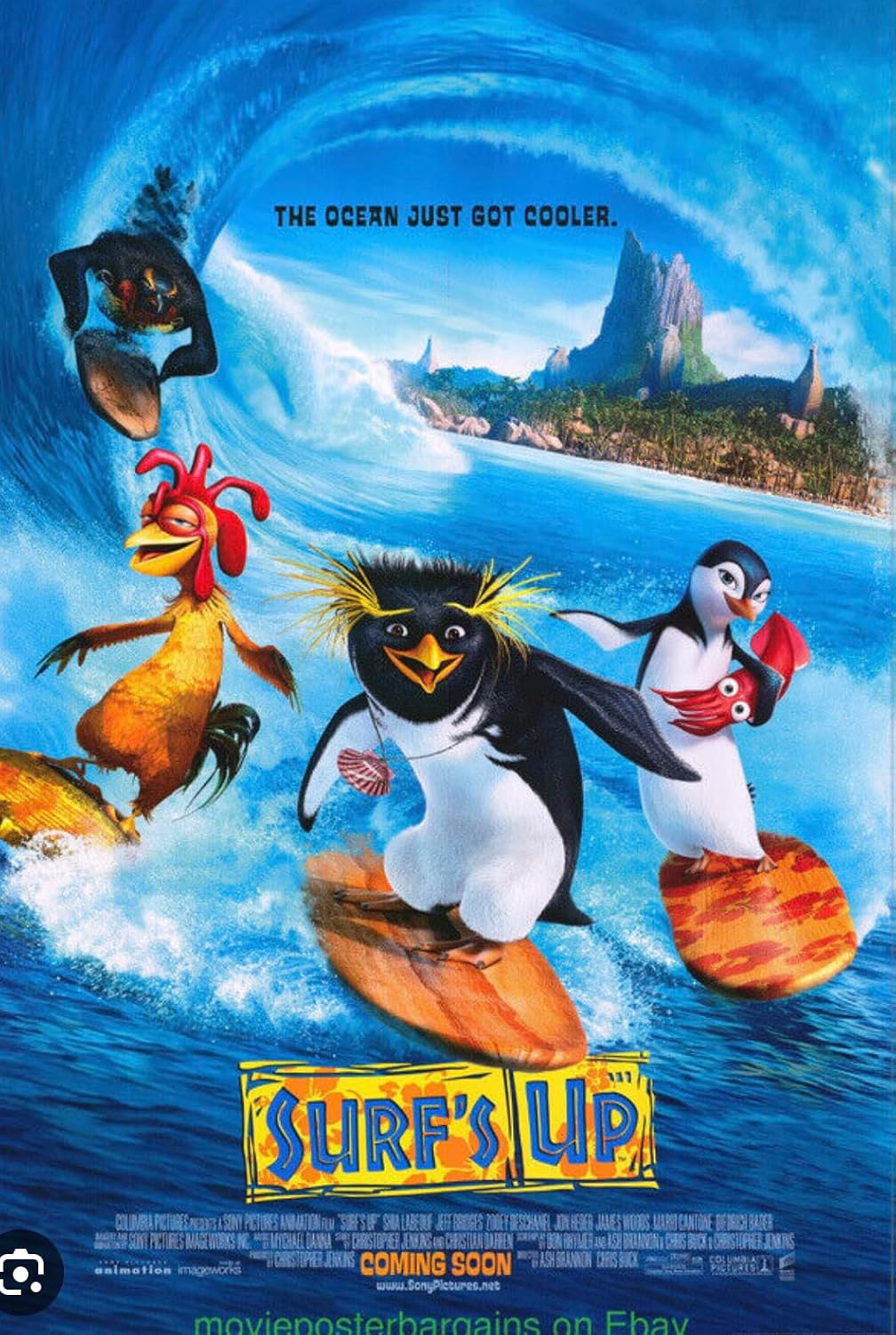 Amazon.com: SURF’S UP (2007) Original Authentic Movie Poster 27x40 ...