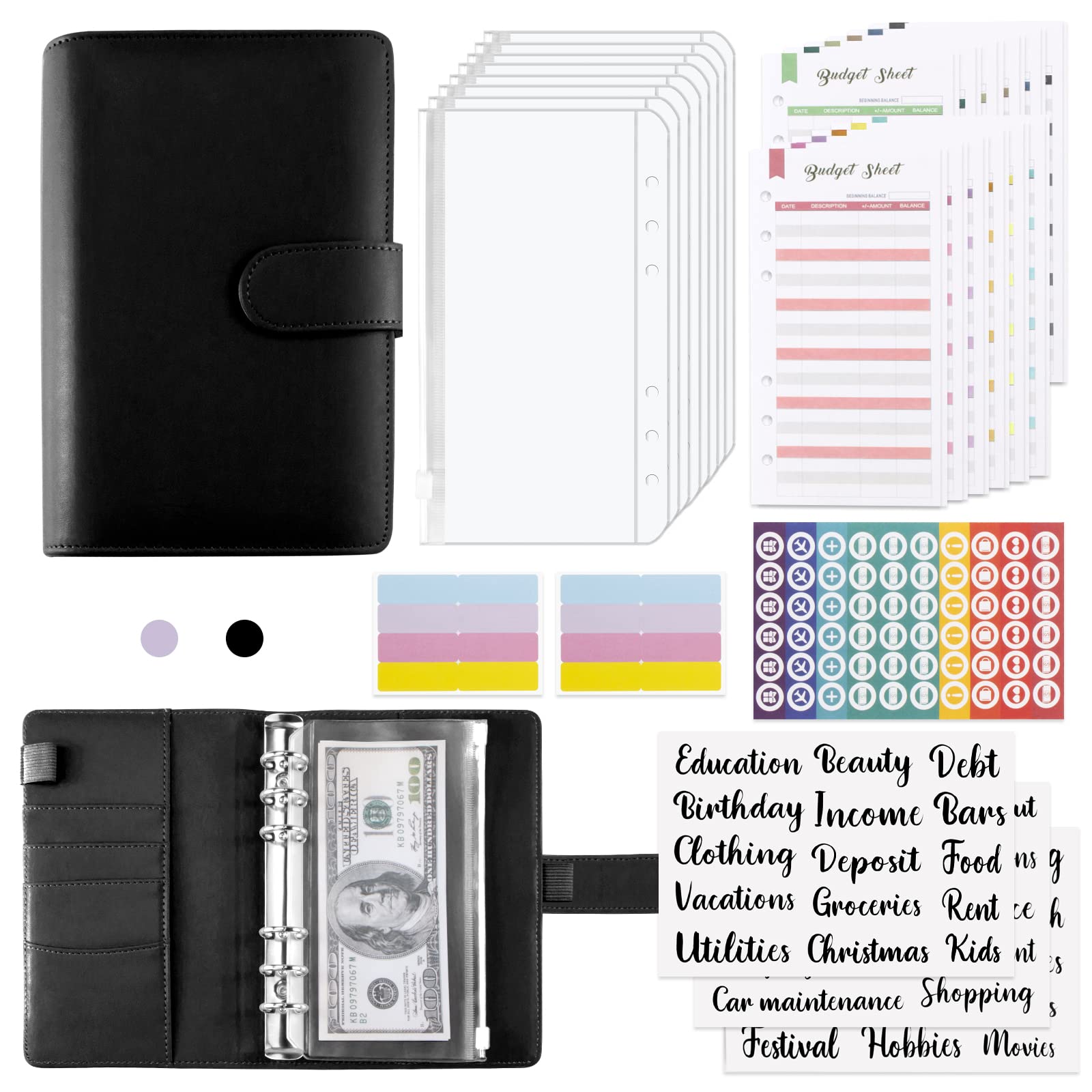 Buy Nicecho Budget Binder Money Organizer Cash Envelopes For Budgeting buy-nicecho-budget-binder-money-organizer-cash-envelopes-for-budgeting