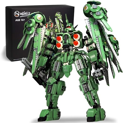 Amazon.com: Nifeliz Mecha NF-666 Building Kit and Engineering Toy ...