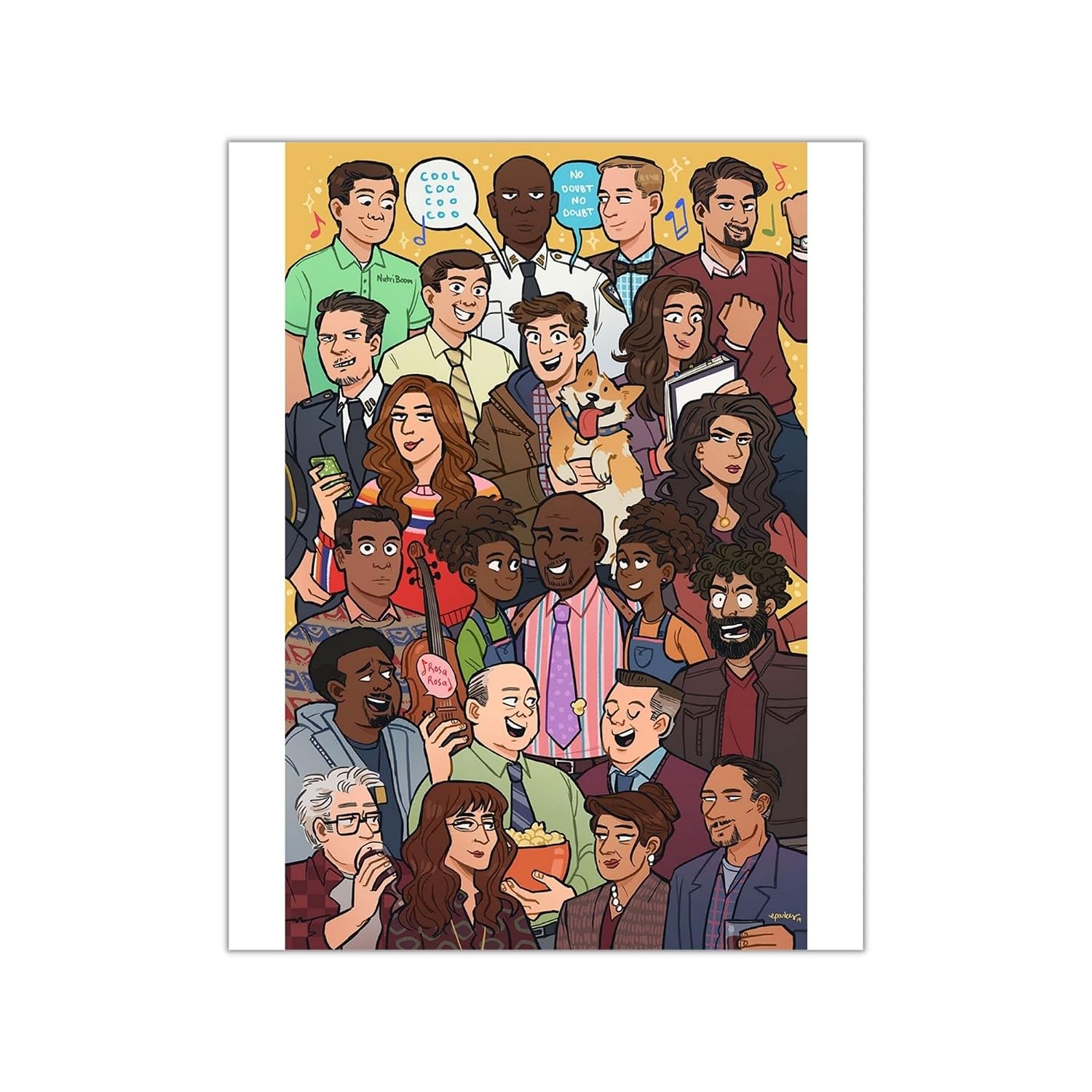 Wall Posters for living room home bedroom decoration Brooklyn nine-nine ...