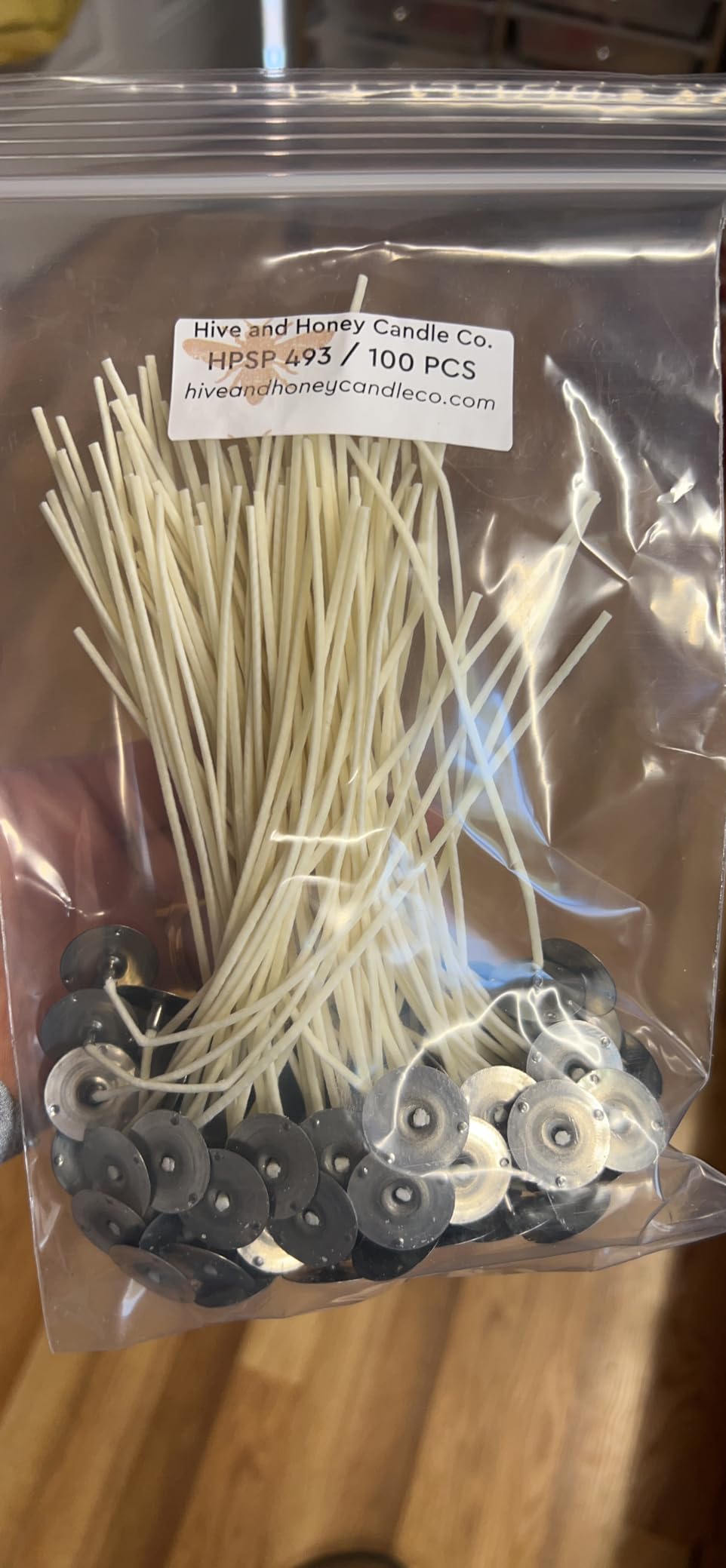 Amazon.com: HPSP Candle Wicks | 100 Pcs | 6 inch Pre-Waxed Candle Wicks ...