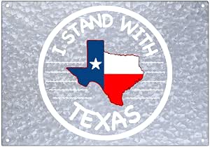 Amazon.com: I Stand With Texas Sign Vintage Funny Signs for Yard Decor ...