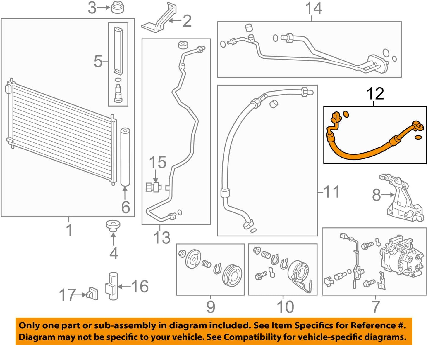 Amazon.com: Genuine Honda 80315-TS8-A01 Discharge Hose : Automotive