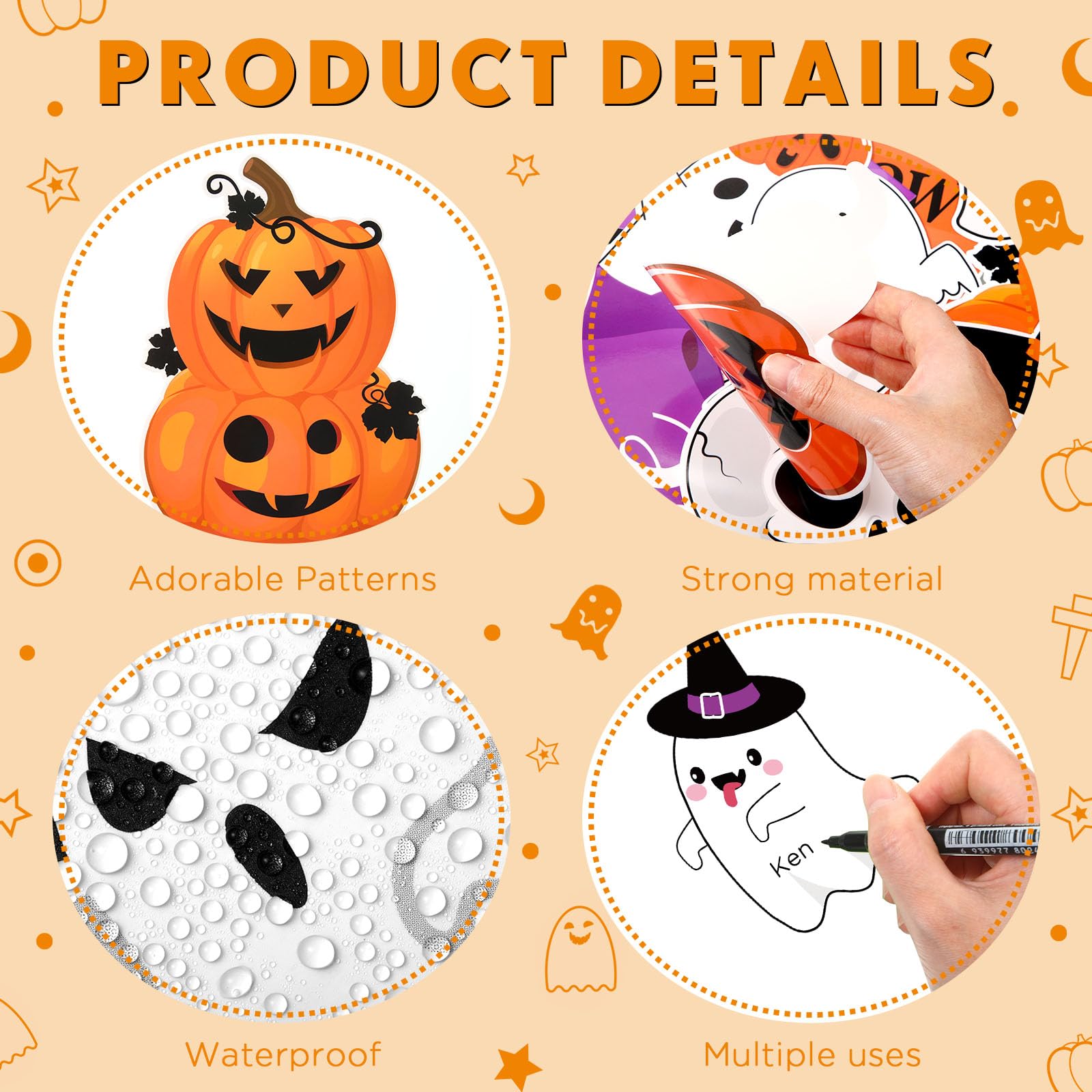 Snapklik.com : Pasimy Halloween Bulletin Board Decorations Set ...