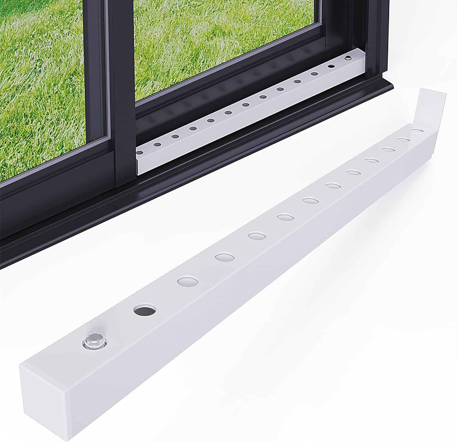 WooFog Adjustable Window Security Bars for Vertical Sliding Windows ...