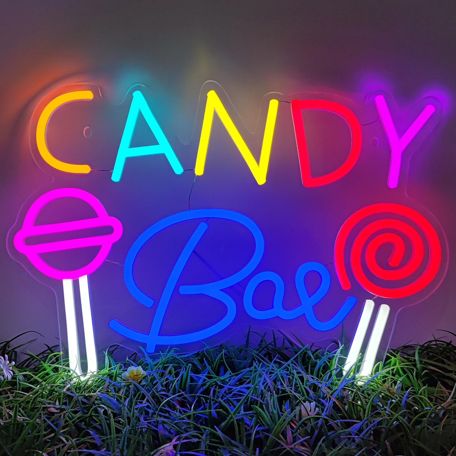 Amazon.com: Signs ByLITA Candy Bar, Table Sign with Acrylic Stand (6x8 ...