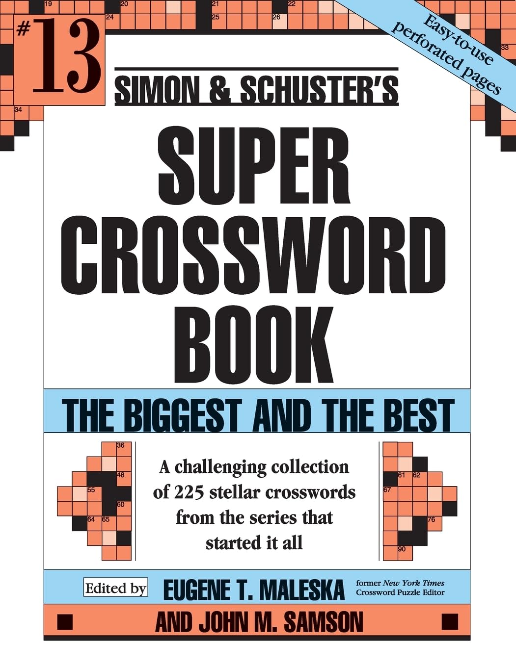 Simon & Schuster Super Crossword Puzzle Book #13: The Biggest and the ...