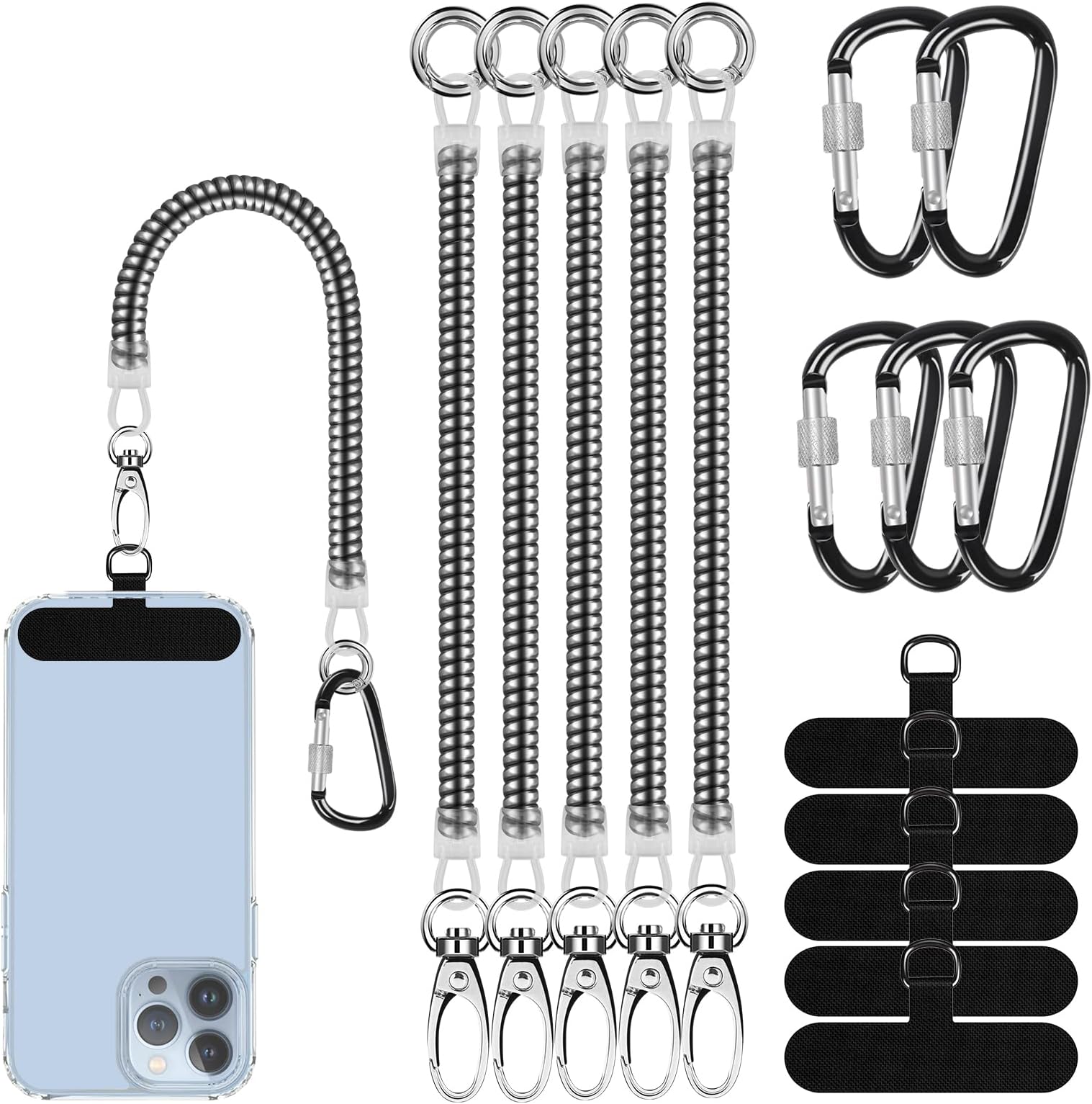 Amazon.com: JingRoom 2 Pack Phone Lanyard Tether,Anti Theft and Drop ...