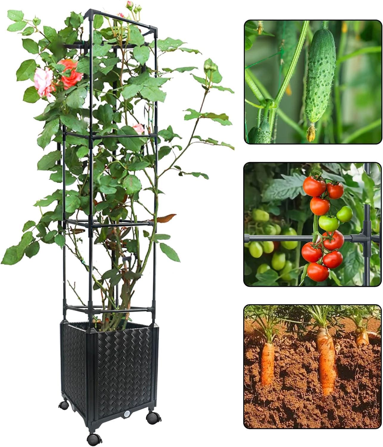 Amazon.com : upgraded Large Raised Garden Bed Planter Boxes with ...