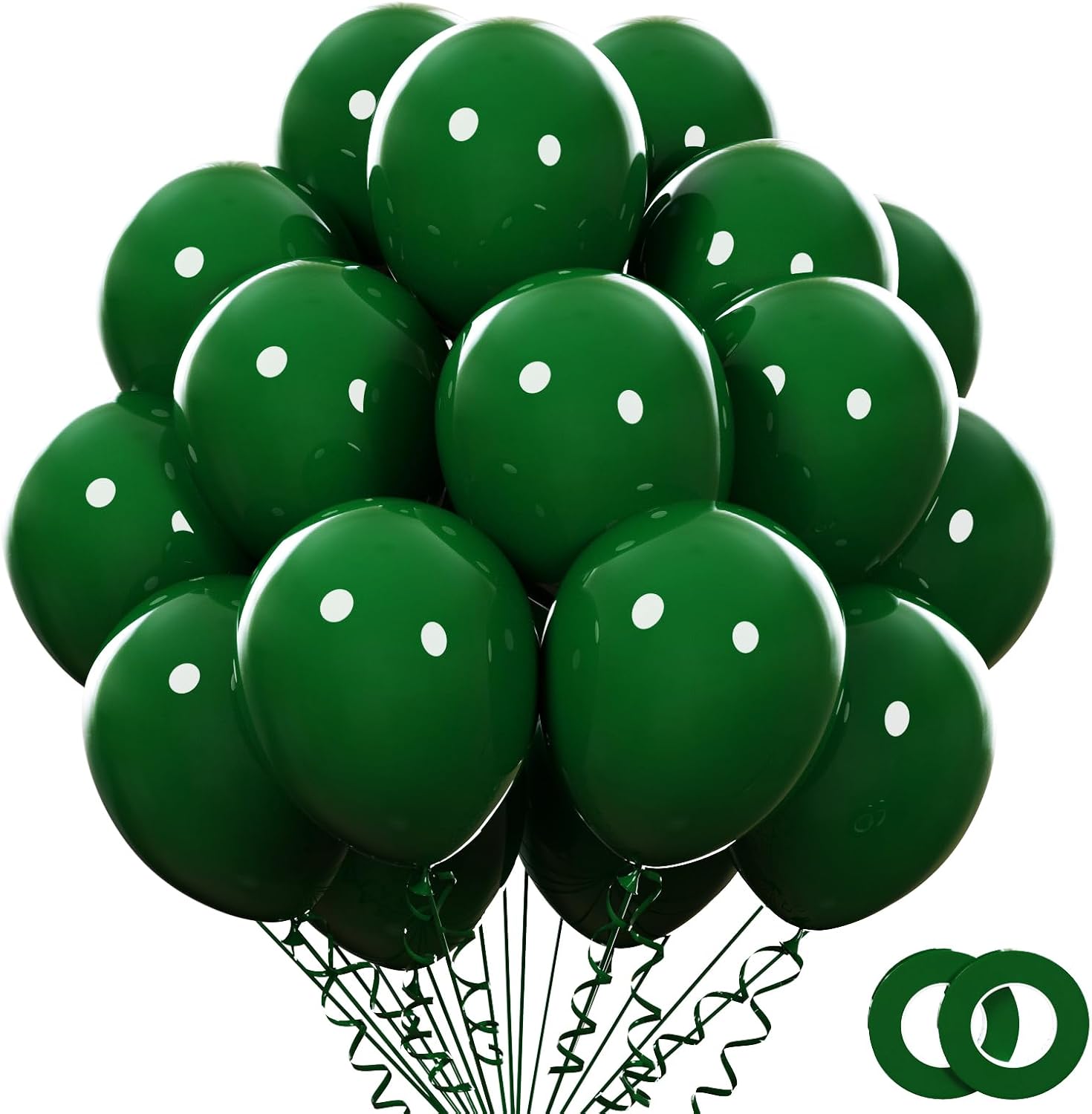 Amazon.com: Dark Green Balloons 12inch，60pcs Green Helium Latex ...