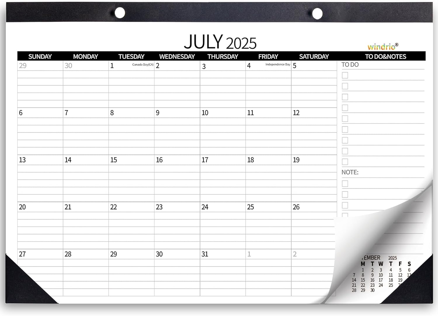 Amazon.com : Desk Calendar 2026 Wall Calendars, July 2025 - December ...
