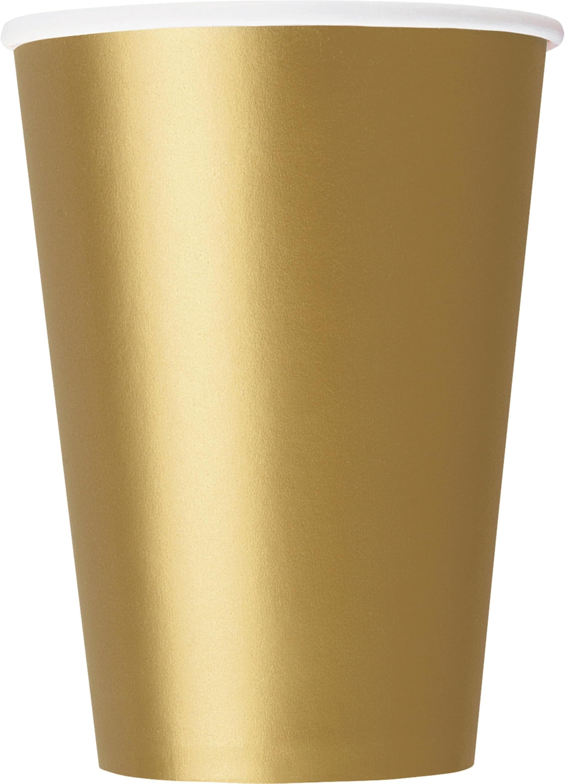 Amazon.com: Sparkle and Bash 50 Pack 9oz Gold Party Cups for Hot Drinks ...