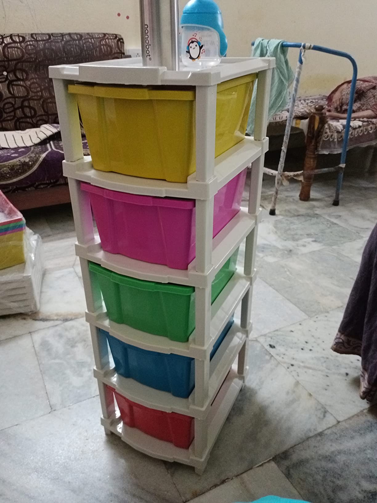 COSTEM 5 XL Plastic Modular Drawer System for Home, Office, Hospital ...