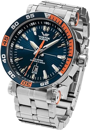 Vostok Europe Energia Rocket Men's Watch with Stainless Steel Strap ...