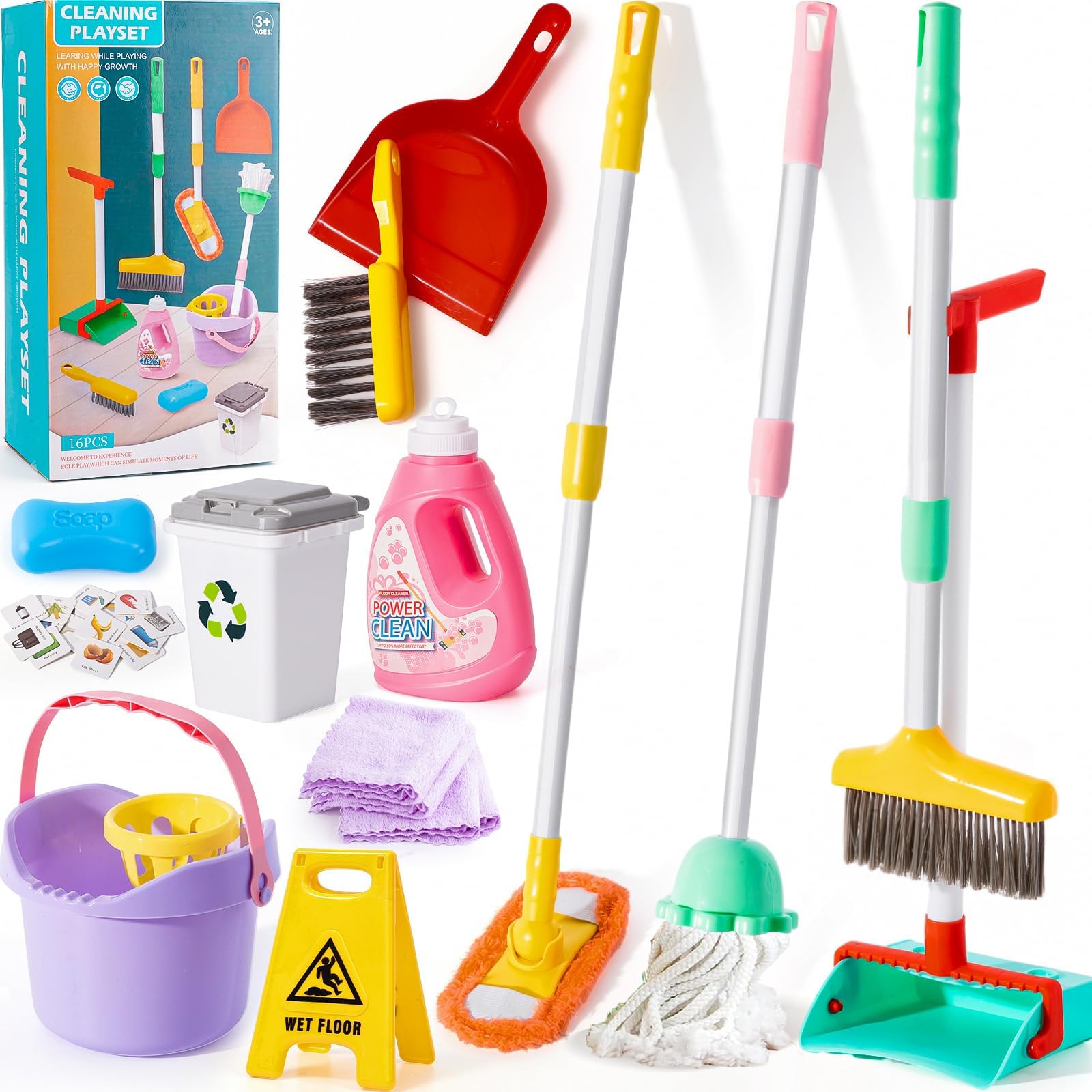 Amazon.com: Xifando Kid's Housekeeping Cleaning Tools Set-5pcs,Include ...